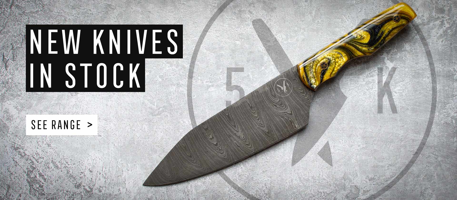 5 Knives: Handmade Kitchen Knives UK